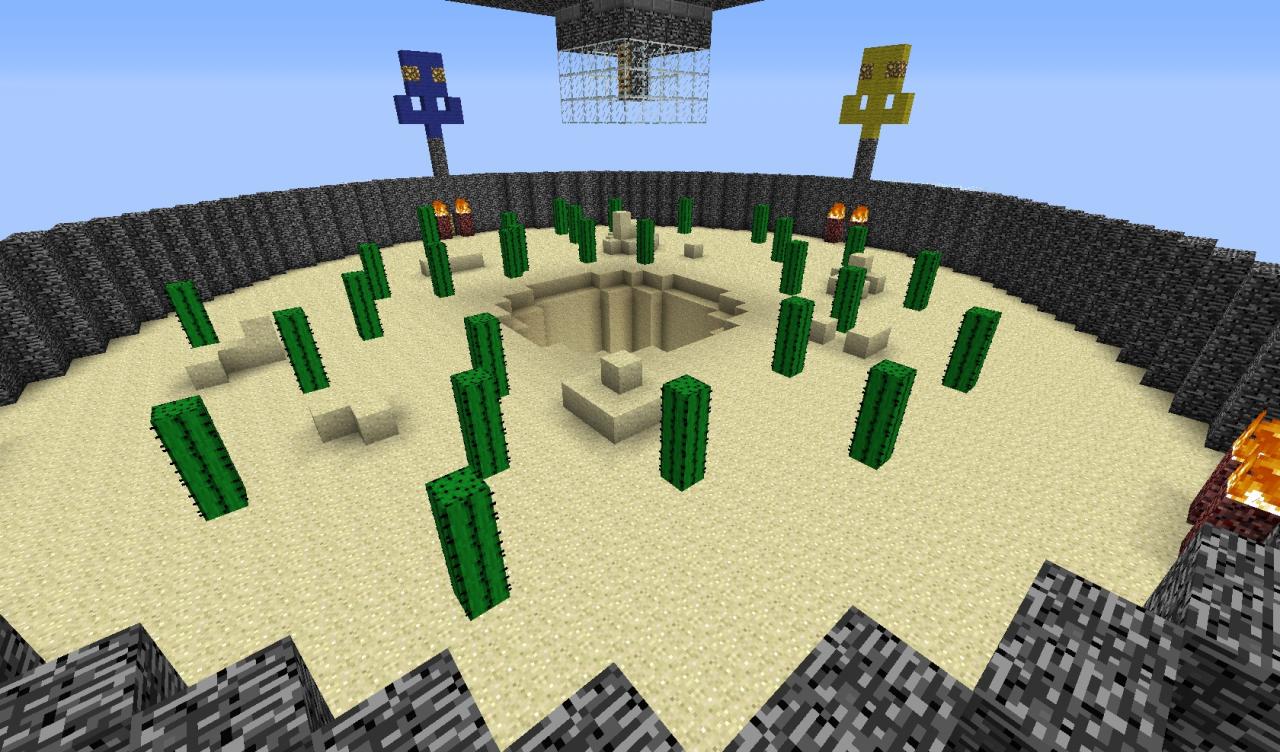 Sand Coliseum PVP Map Minecraft Map