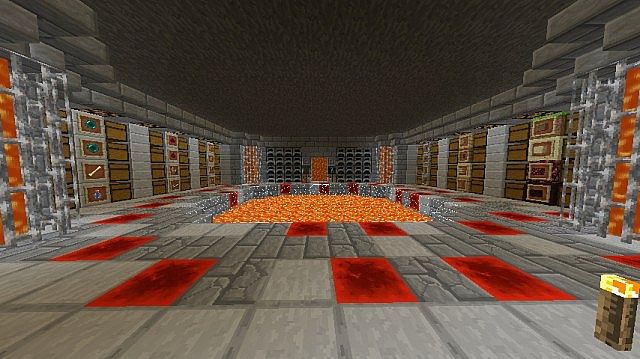 Volcanic island survival base Minecraft Map