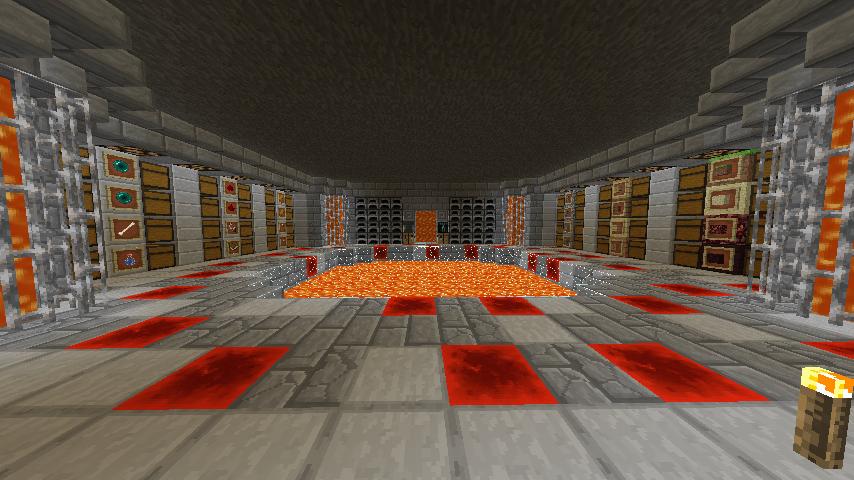 Volcanic island survival base Minecraft Map