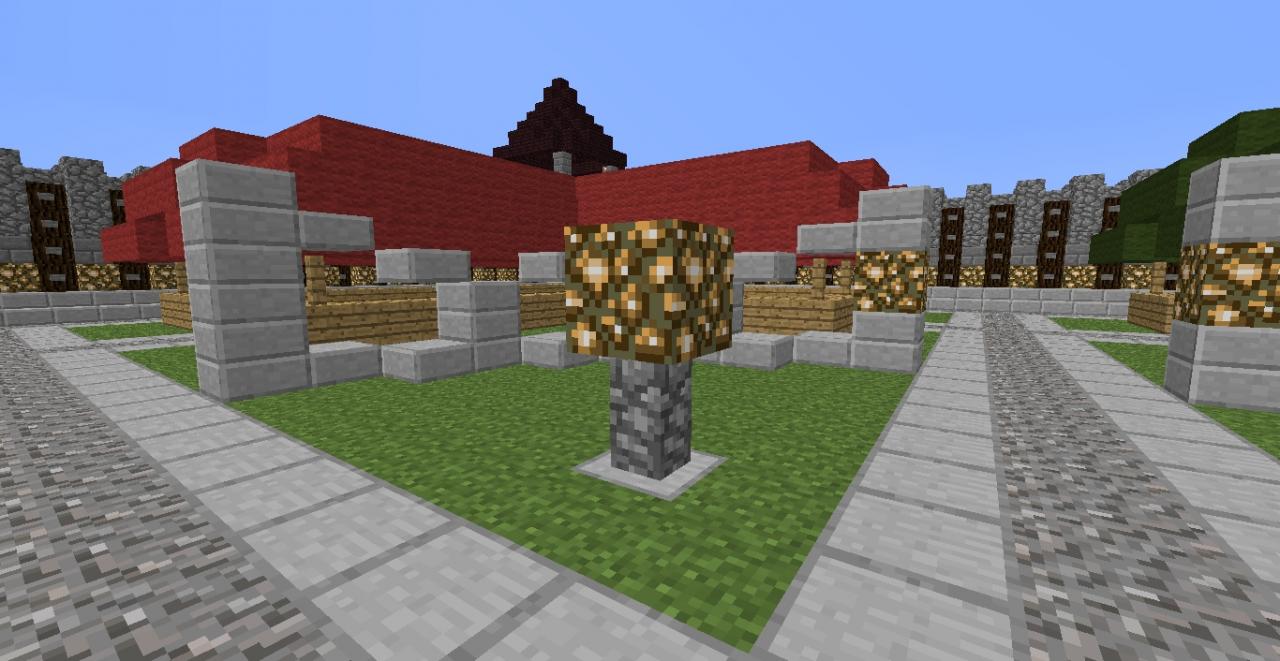Spawn Build 2 for pvp/raid Minecraft Map
