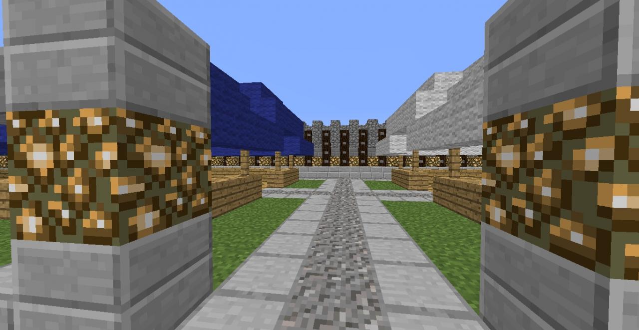 Spawn Build 2 for pvp/raid Minecraft Map