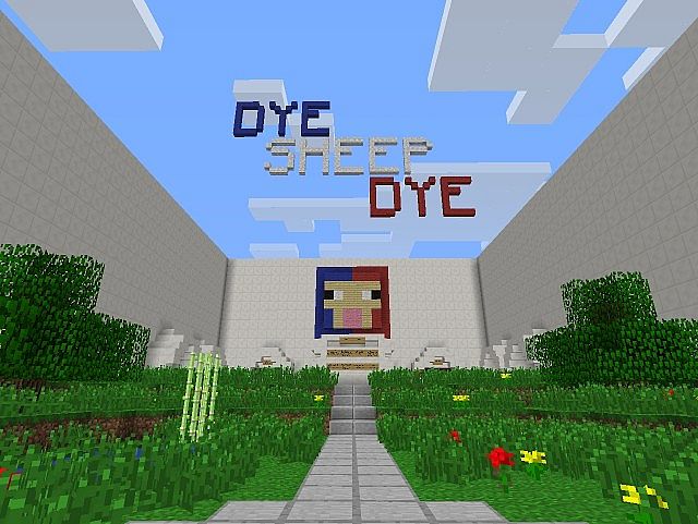 [Mini-game] Dye Sheep Dye [2-4 players] Minecraft Map