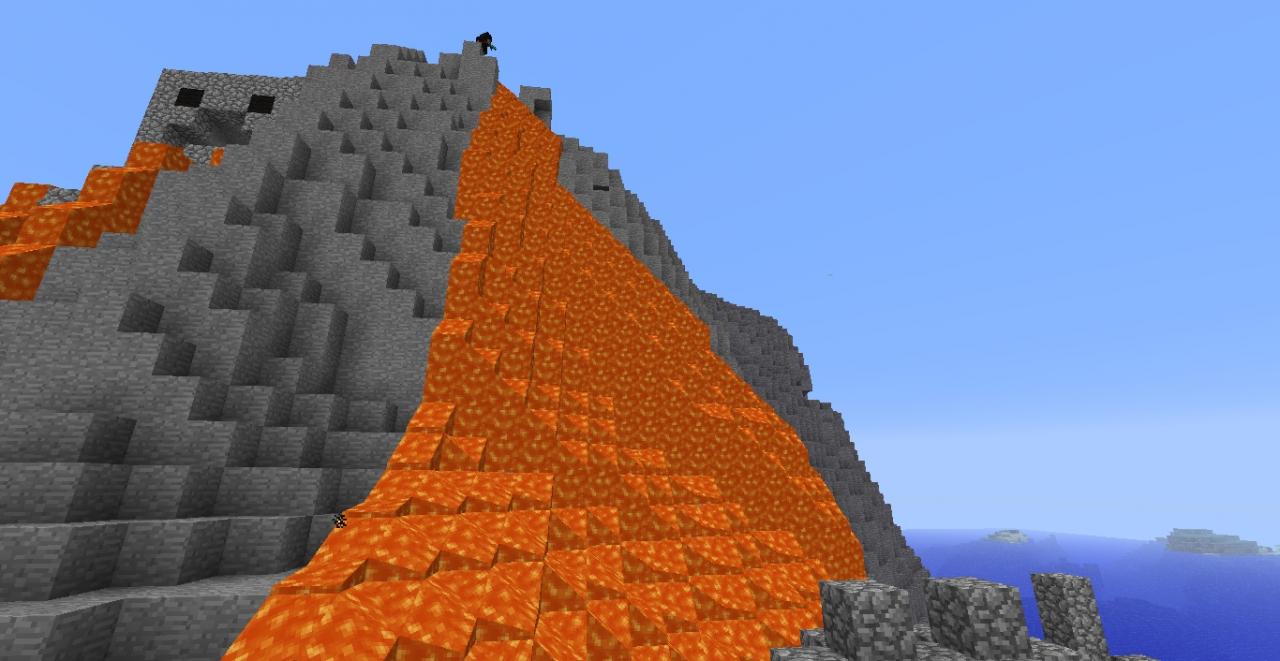 vulcano island Minecraft Map