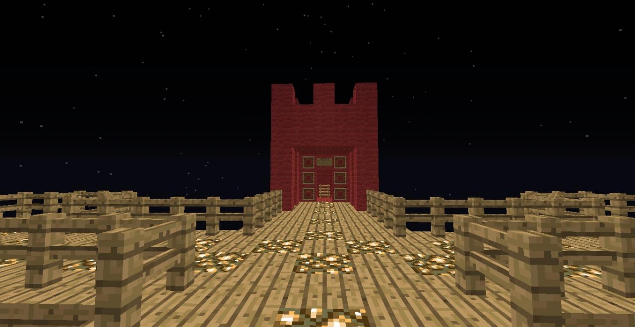 floating fortress pvp Minecraft Map