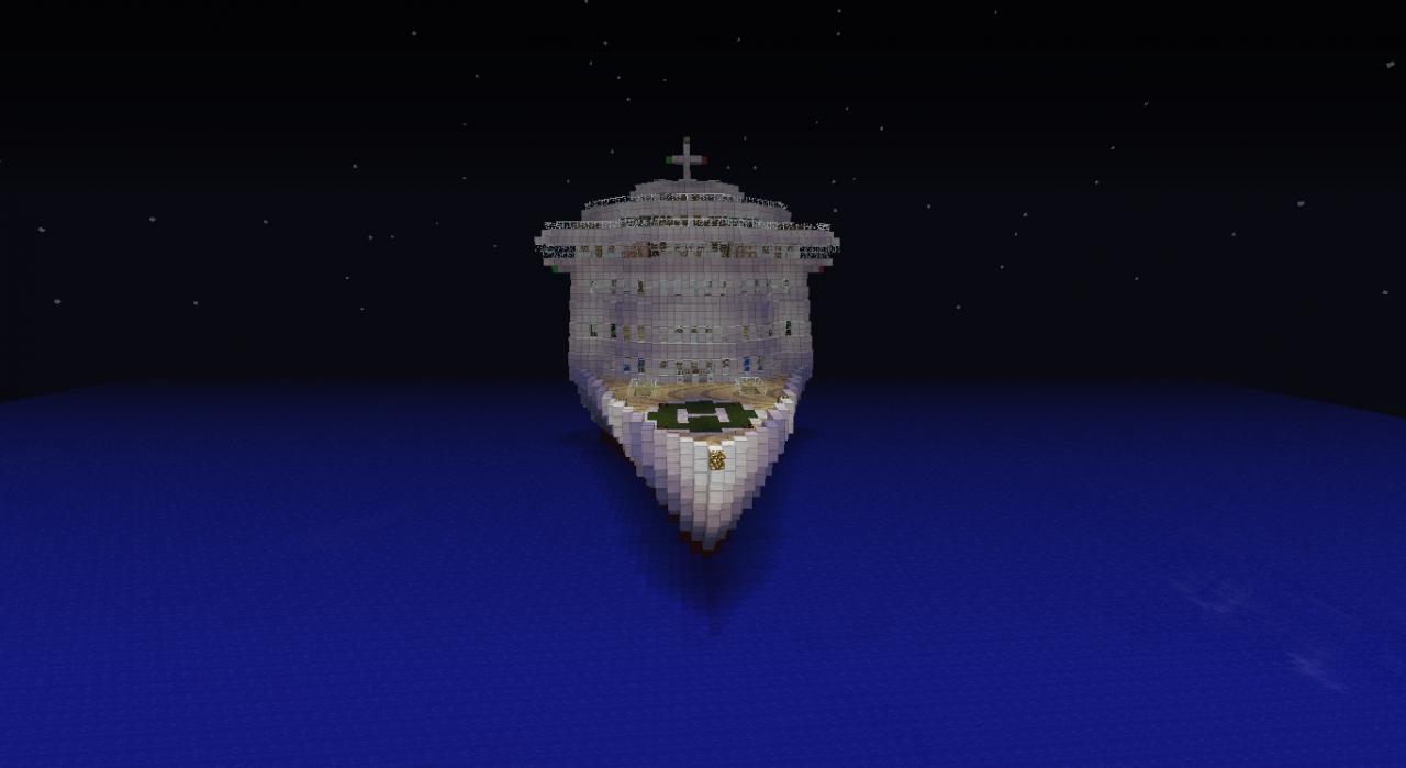 Big Cruise Liner Minecraft Map