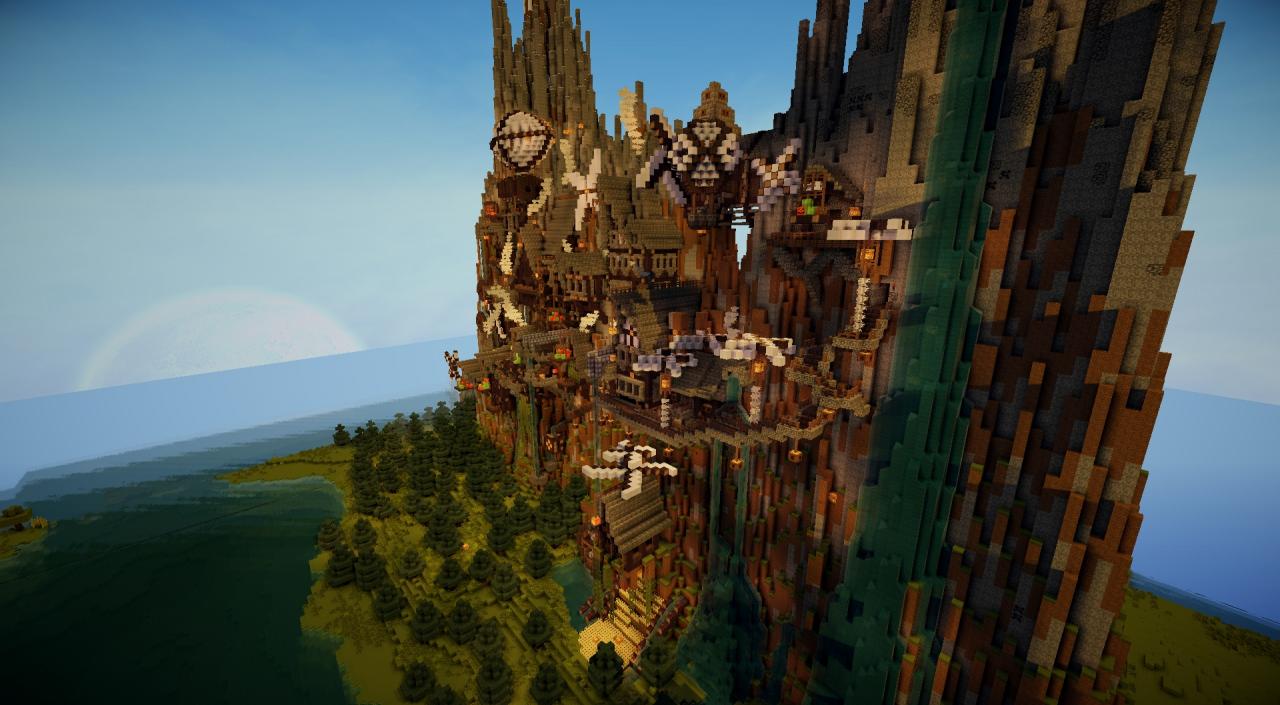 Steampunk Mountain Minecraft Map