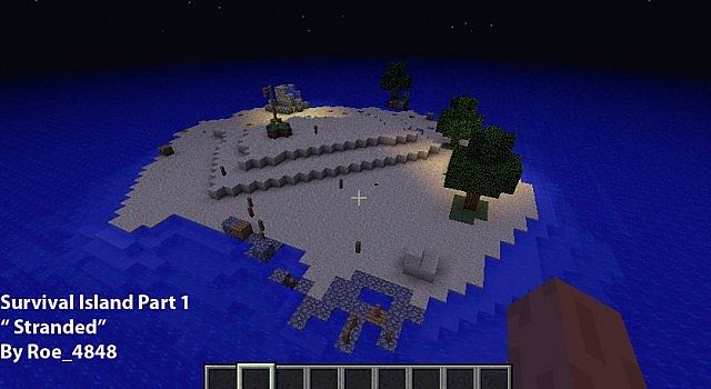 Survival Island - Stranded " The Beginning" Part 1 Minecraft Map