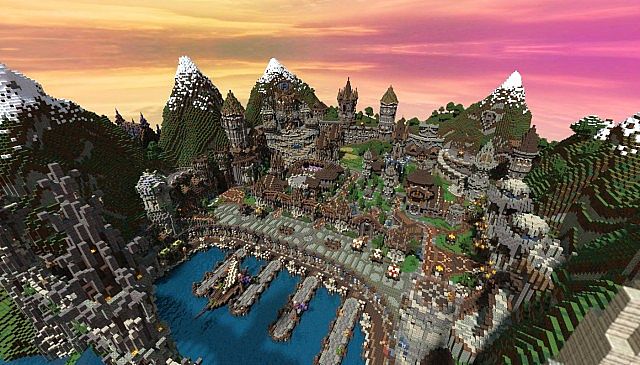 Aeries Survival Spawn Minecraft Map