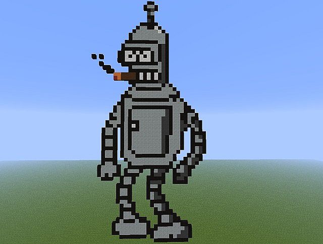 Pixel Art Minecraft Map