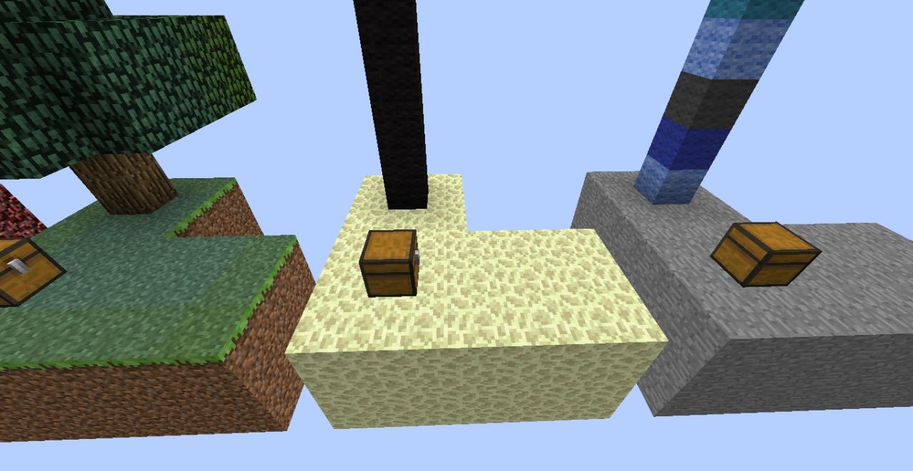 Skyblock Dimensions Minecraft Map
