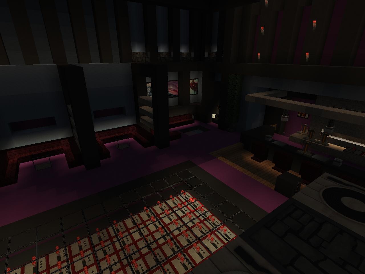 Lunaris: An Ambient Nightclub Minecraft Map