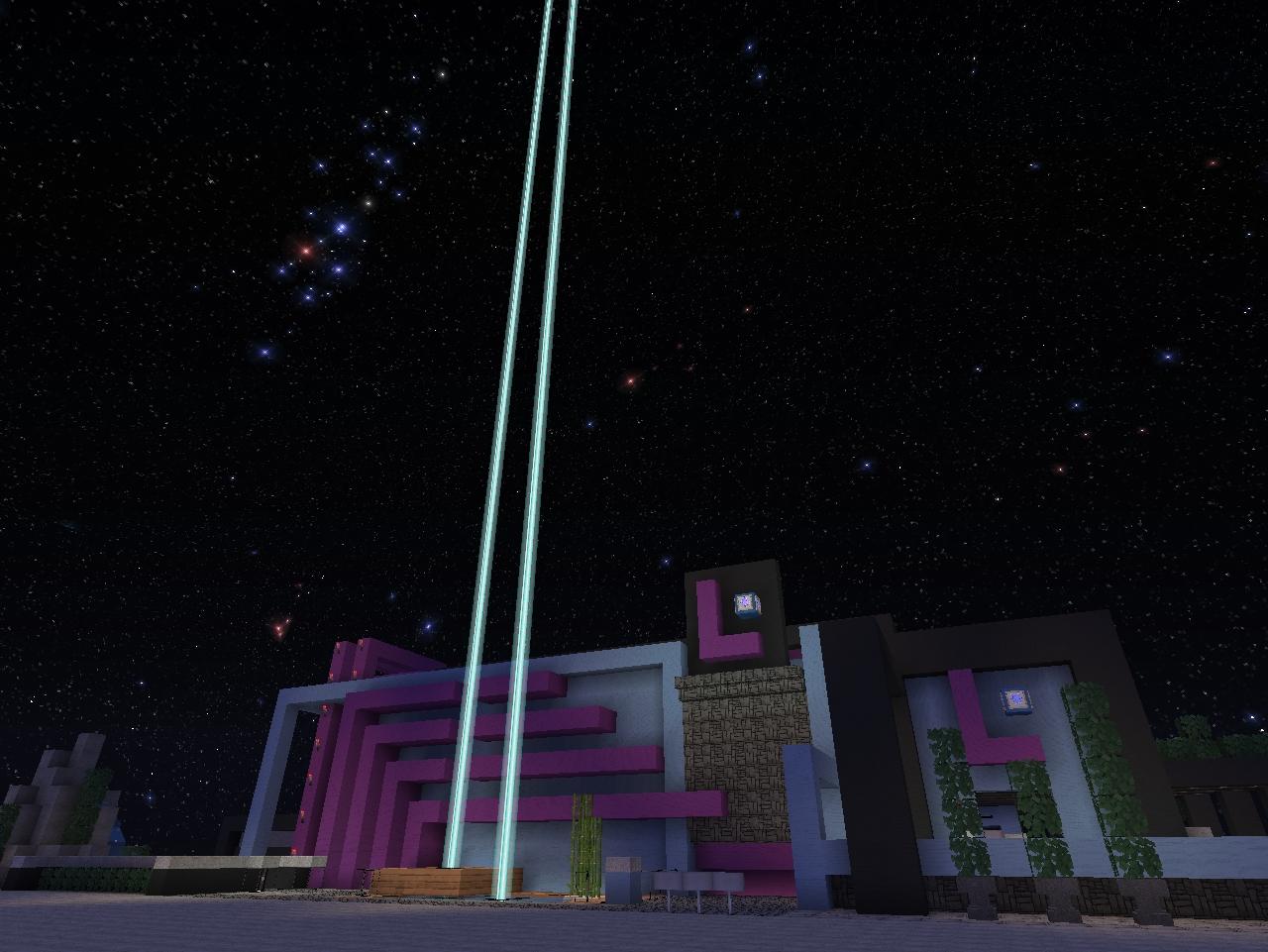 Lunaris: An Ambient Nightclub Minecraft Map