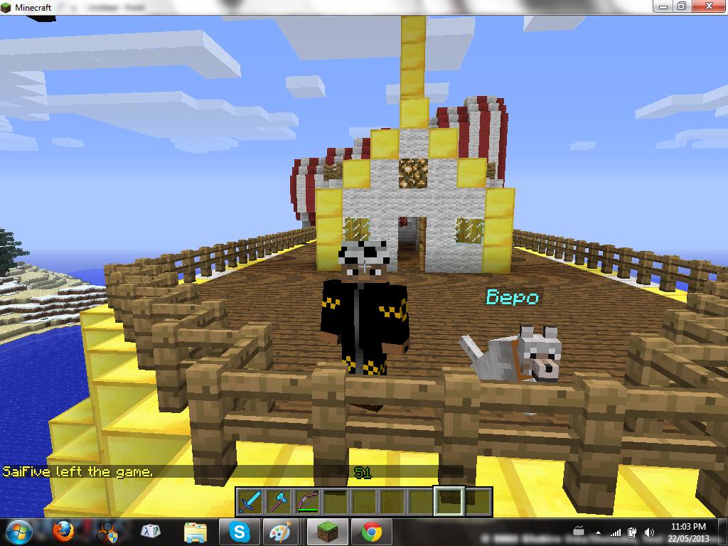 Traflagar Laws Ship/sub Minecraft Map