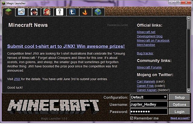 Magic Launcher & Optifine Setup Minecraft Blog
