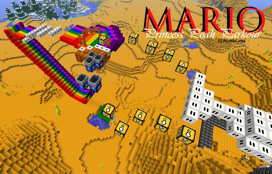 Mario ~~ Princess Parkour! Minecraft Map