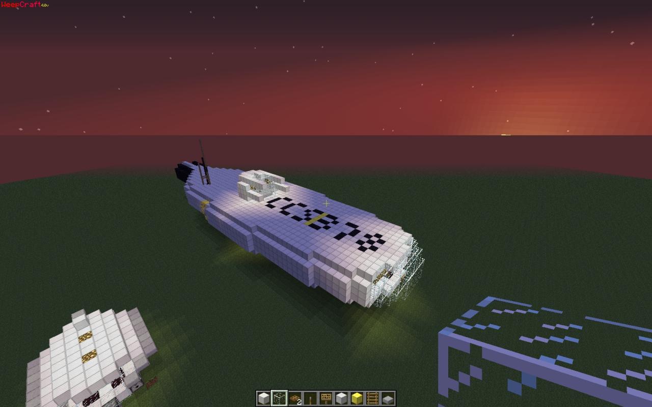 CCS-368 Parva class corvette Minecraft Map