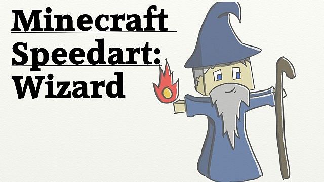 Minecraft Speedart: Wizard