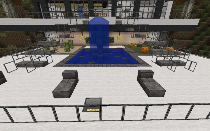 Modern Sea cliff Home Minecraft Map
