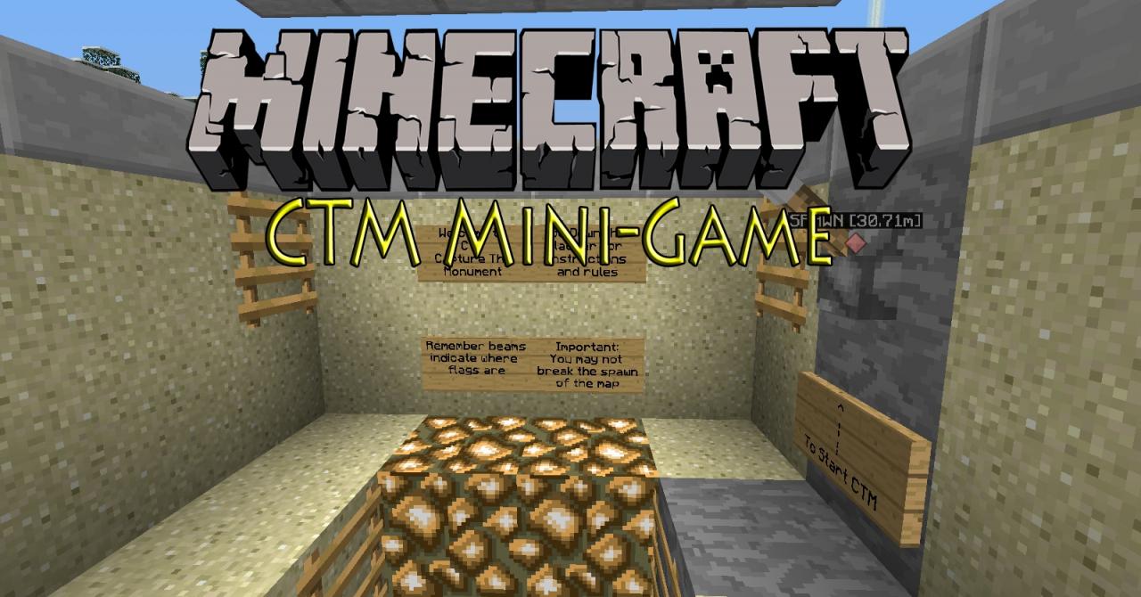 (1.5+) CTM [Capture The Monument] Mini-Game Minecraft Map