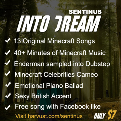 Into Dream - Songs Inspired By Minecraft Minecraft Map