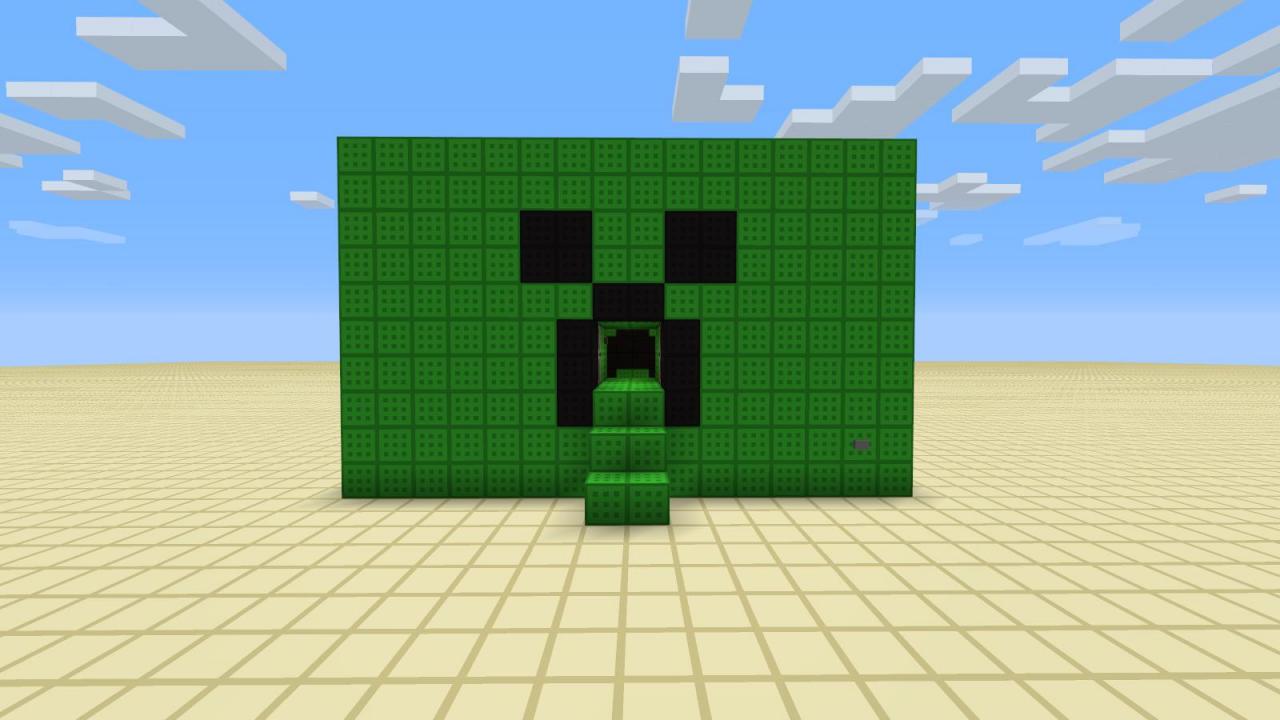 Creeper House Minecraft Map