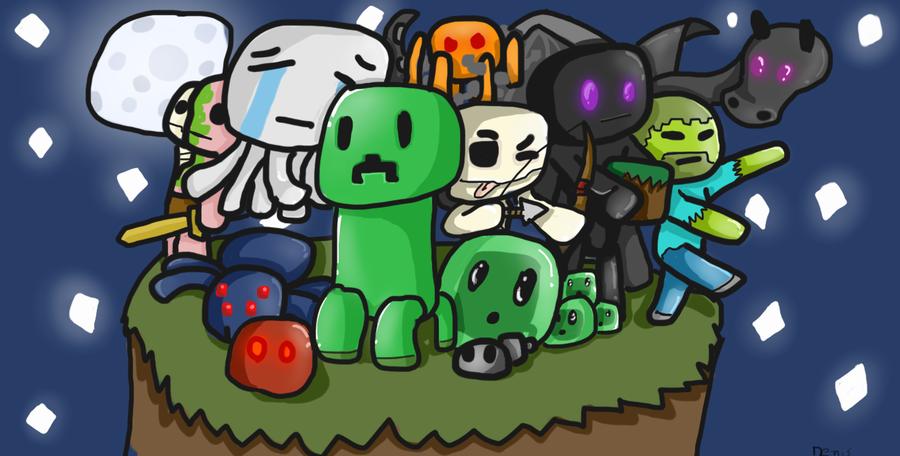 If Mobs Were Humans What Would The Be Like? Minecraft Blog