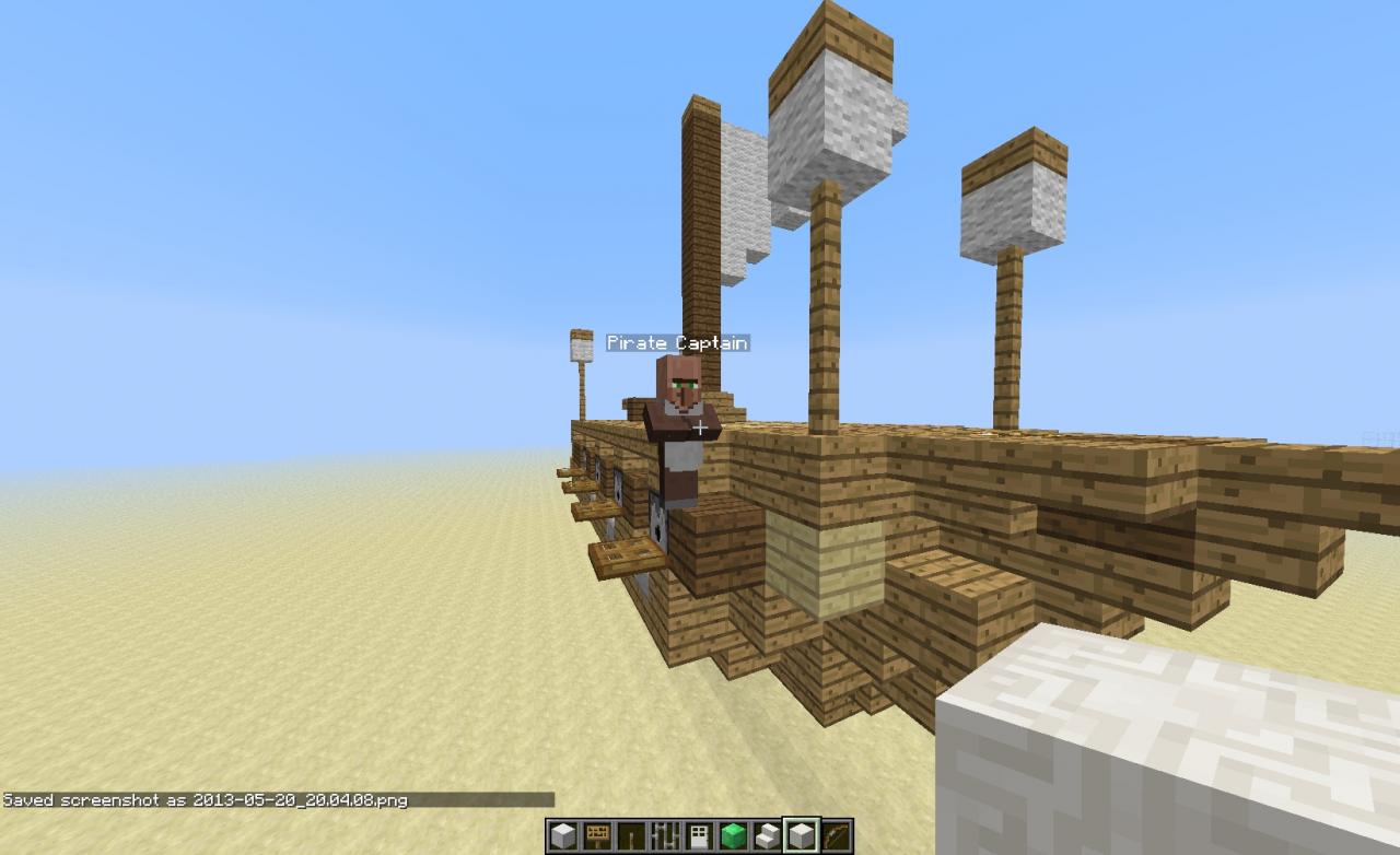 pirate airship Minecraft Map
