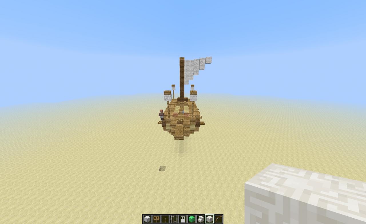 pirate airship Minecraft Map