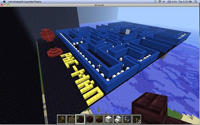 Pac-Man Minecraft Map