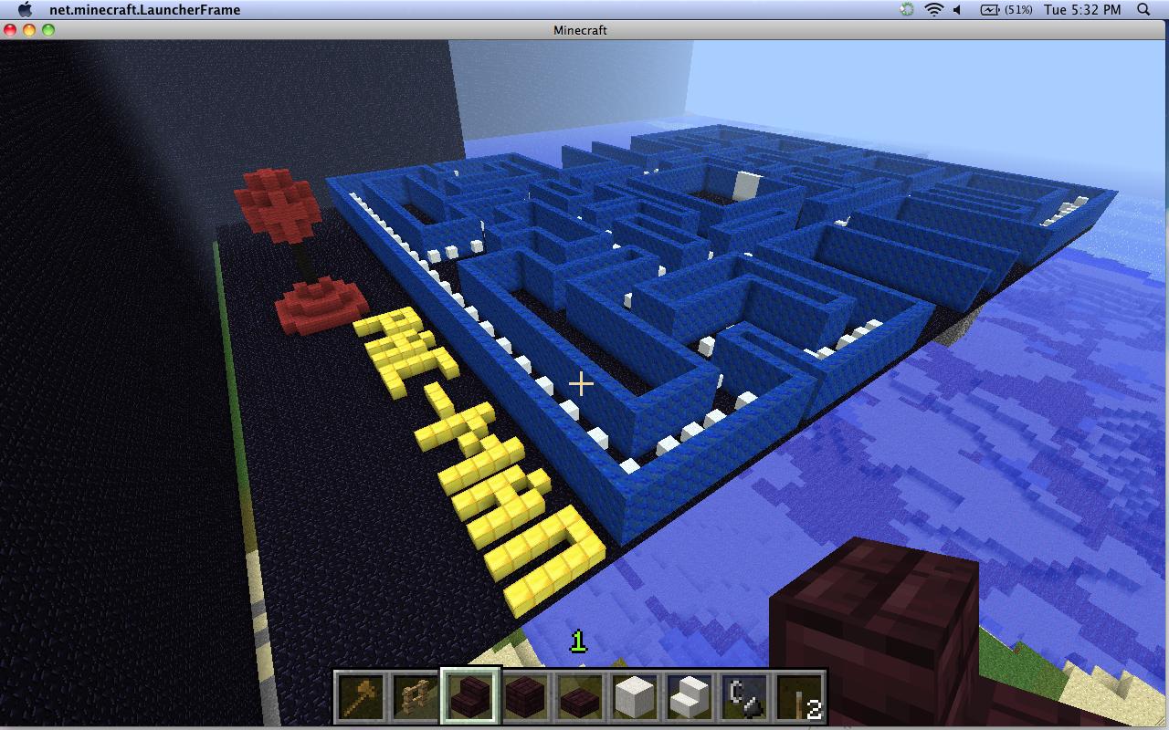 Pac-Man Minecraft Map