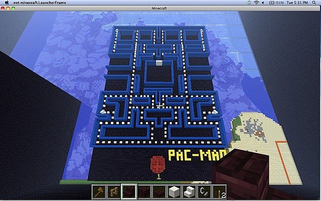 Pac-Man Minecraft Map