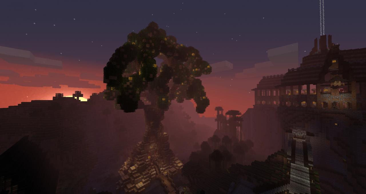 Huge Tree House Minecraft Map