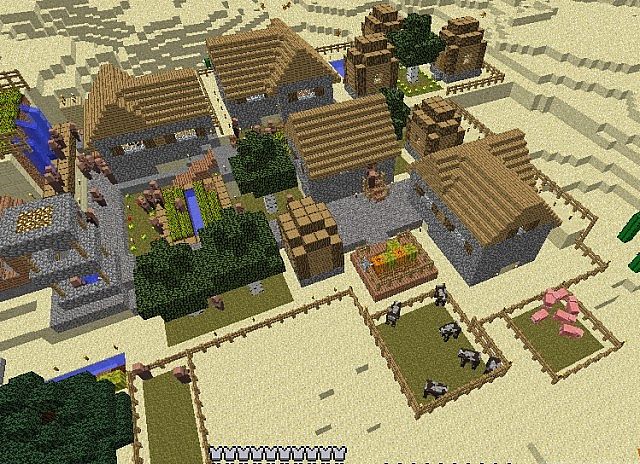 Sand Village XoL Minecraft Map