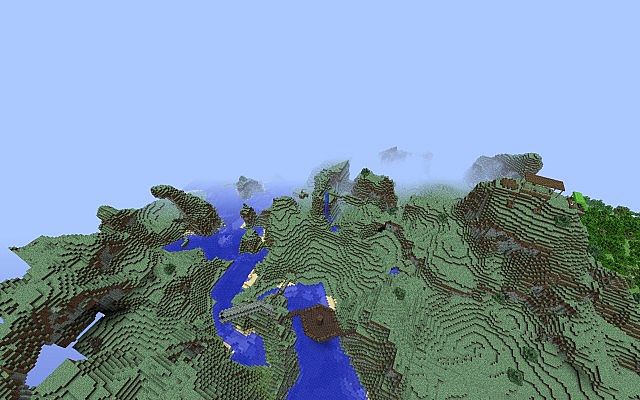 The Summer Alps Minecraft Map