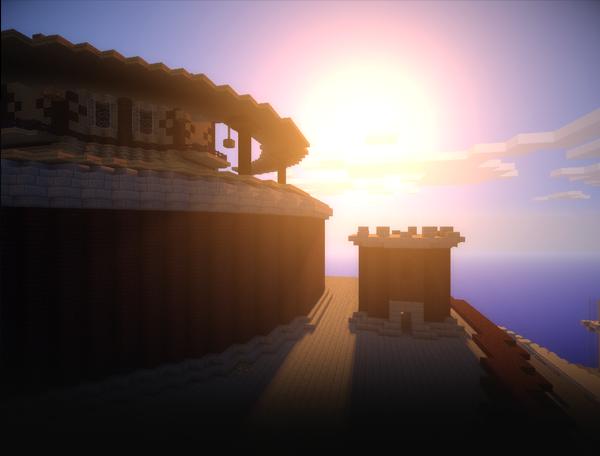 [Japanese/Medieval] spawn building Minecraft Map