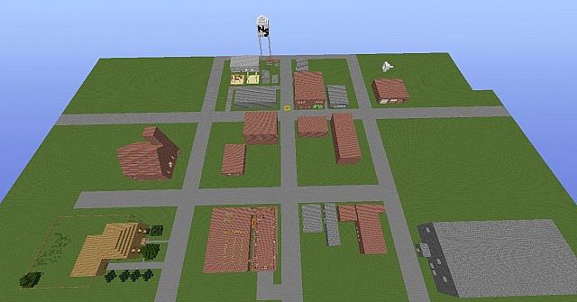 New Sharon, IA (Compacted) Minecraft Map