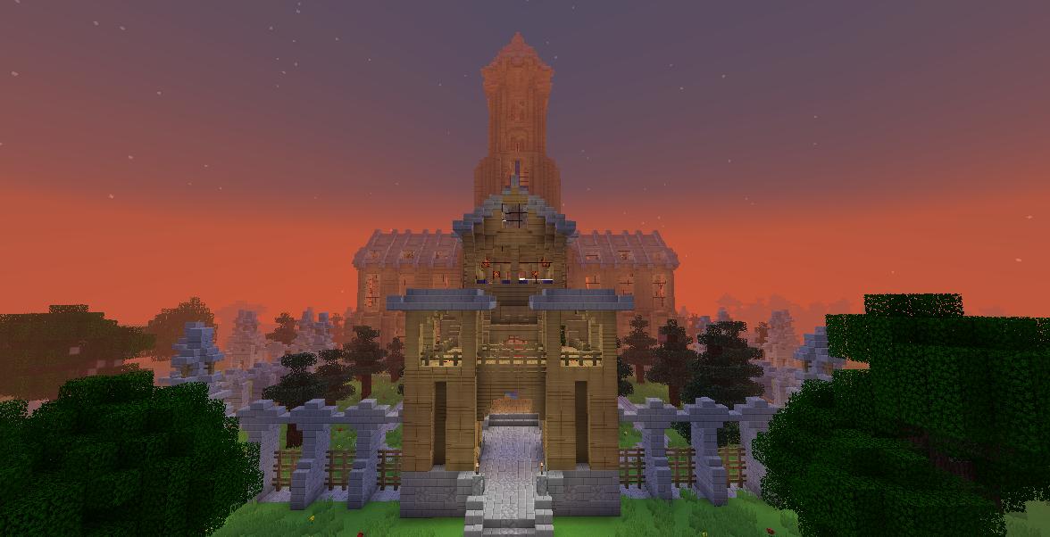 Medieval Baroque villa Minecraft Map
