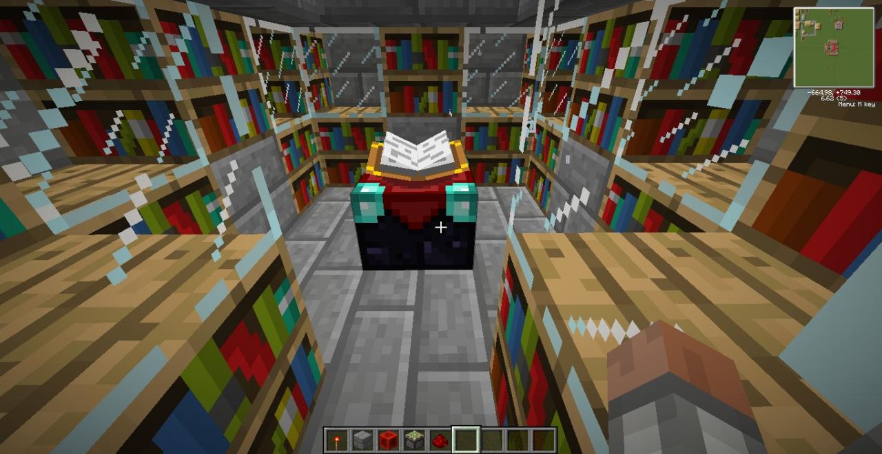 Completely variable enchanting room Minecraft Map