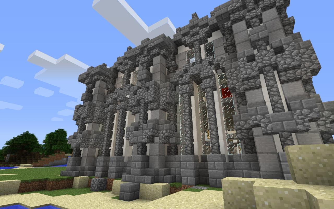 Post Modern Elizabethan Style Building Minecraft Map