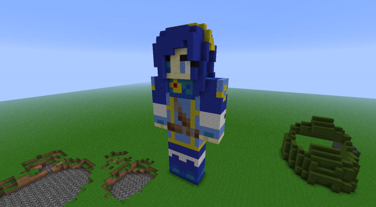 Statue of Lucina (Fire Emblem Awakening) Minecraft Map