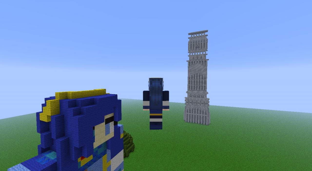 Statue of Lucina (Fire Emblem Awakening) Minecraft Map