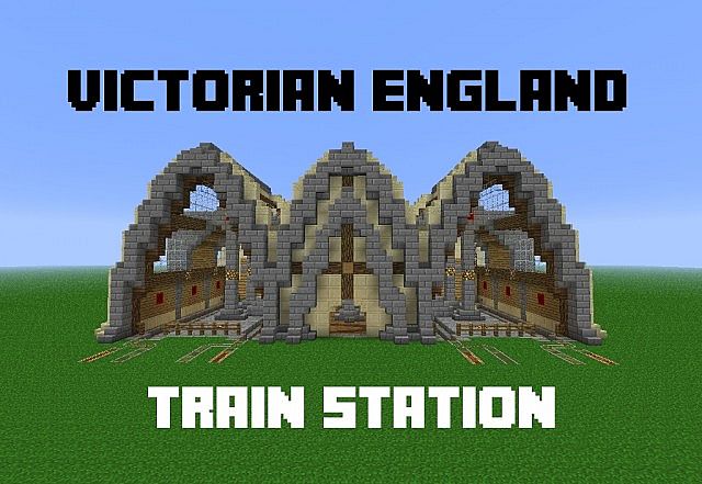 Victorian Train Station Minecraft Map