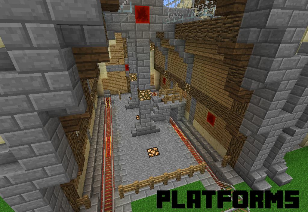 Victorian Train Station Minecraft Map