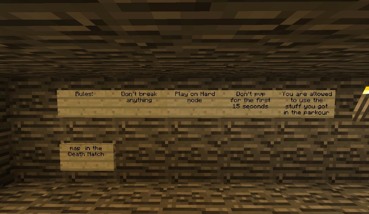 PVP Parkour Mini Game Minecraft Map