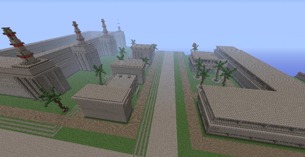 Nuclear power plant - perfect for Voltz and Tekkit! Minecraft Map
