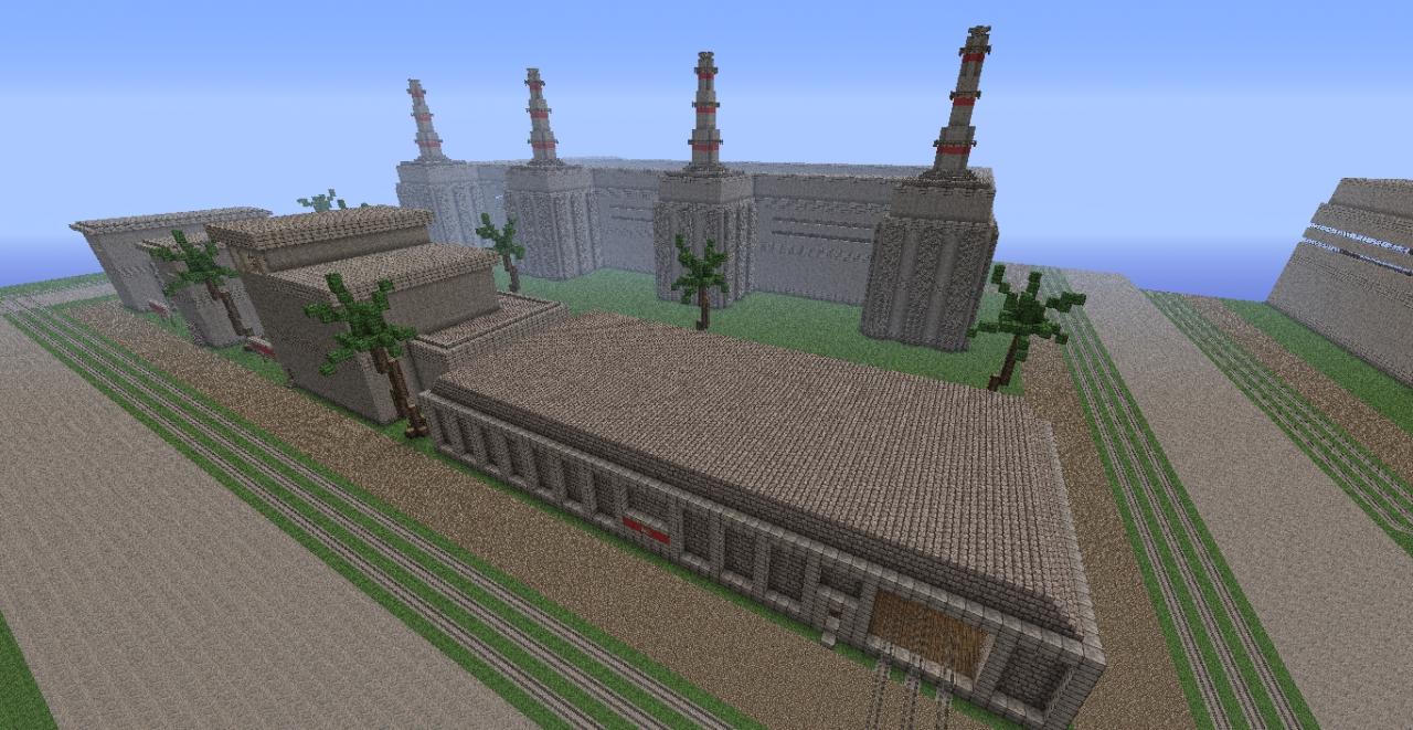 Nuclear power plant - perfect for Voltz and Tekkit! Minecraft Map