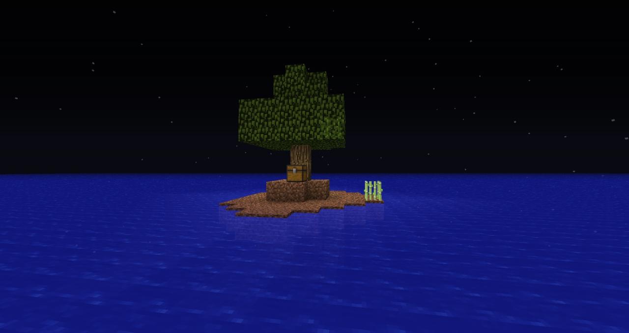 Stranded Island Survival Minecraft Map