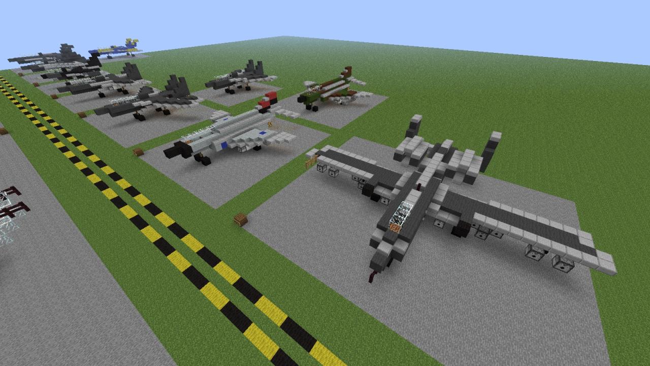 Military Museum - Fighter Aircraft, Vehicles & Boats Minecraft Map