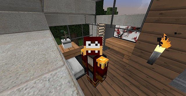 modern lot house 7x7 Minecraft Map