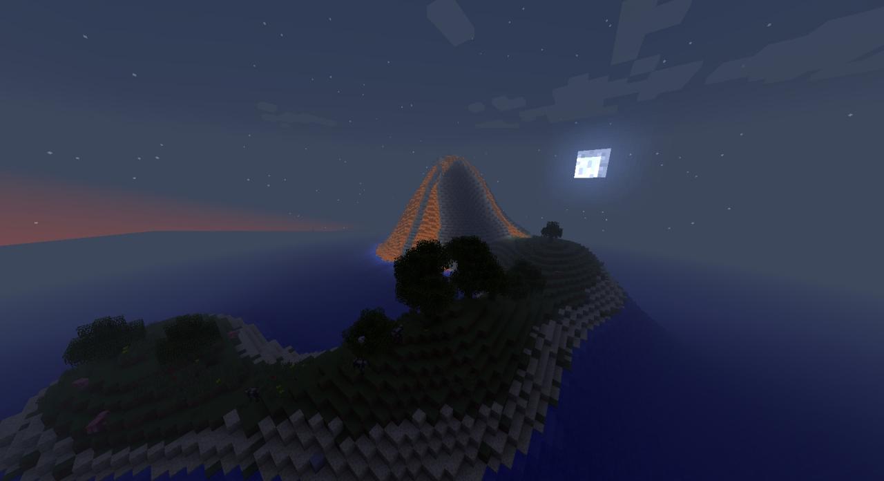 Survival Island Volcano Minecraft Map